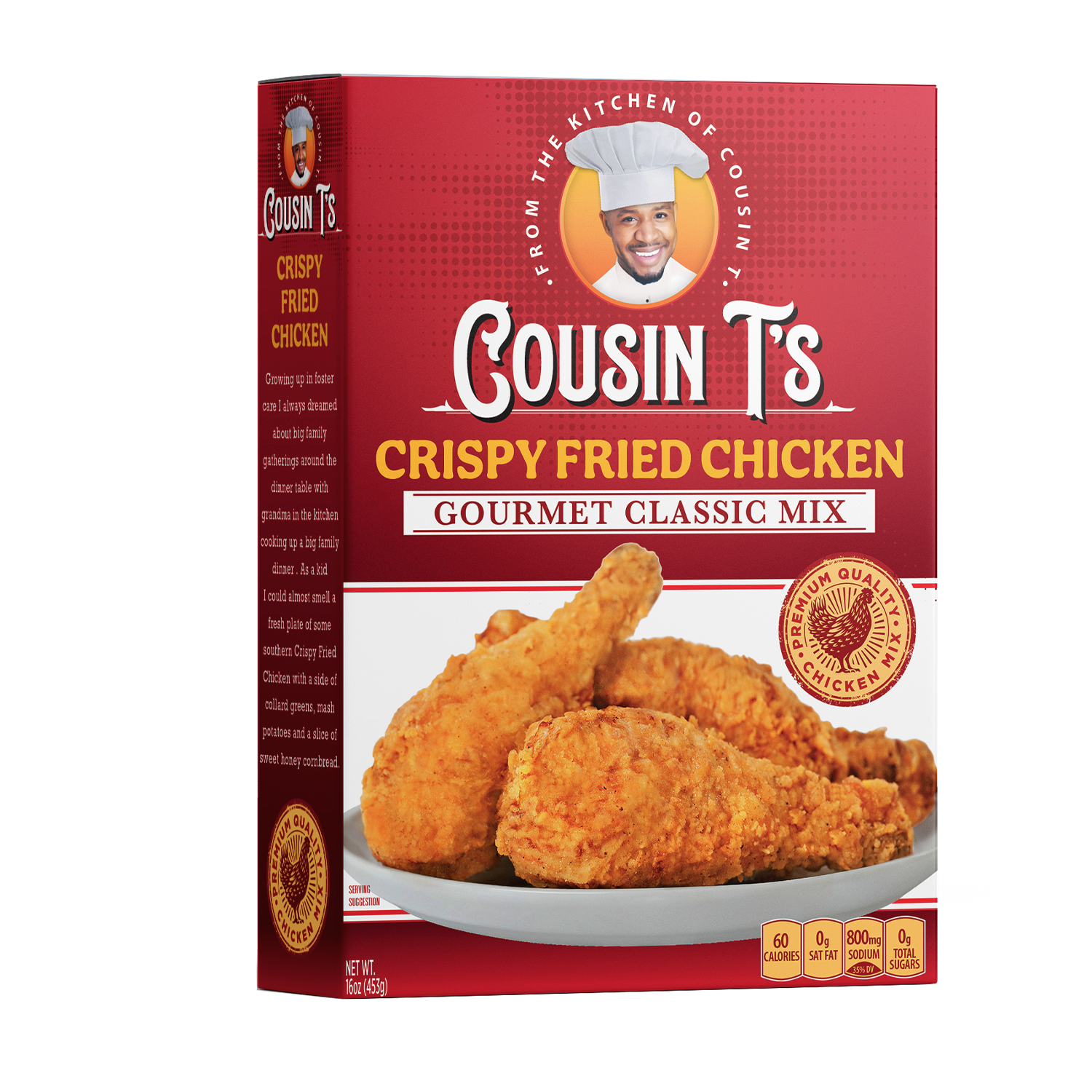 Cousin T's Gourmet Crispy Fried Chicken Mix