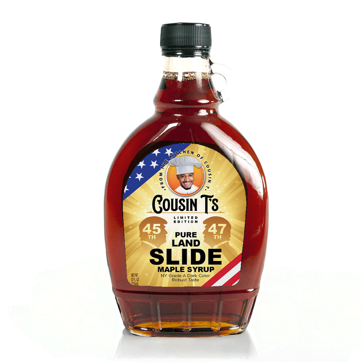 Cousin T's Gourmet Trump Pure Maple Landslide Syrup
