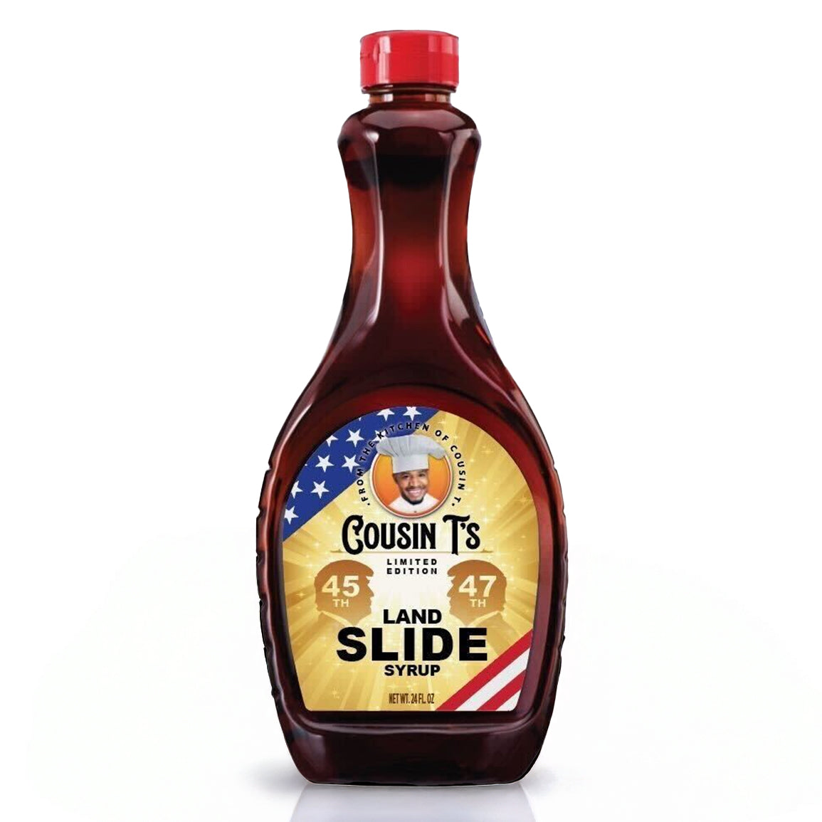 Cousin T's Gourmet Trump Original Landslide Syrup